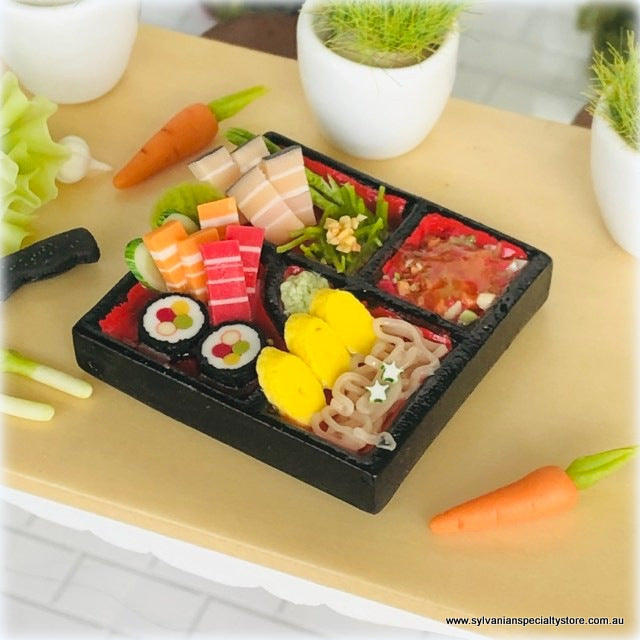 Bento Box - Style 2 - Miniature – Dollhouse Accessories Australia
