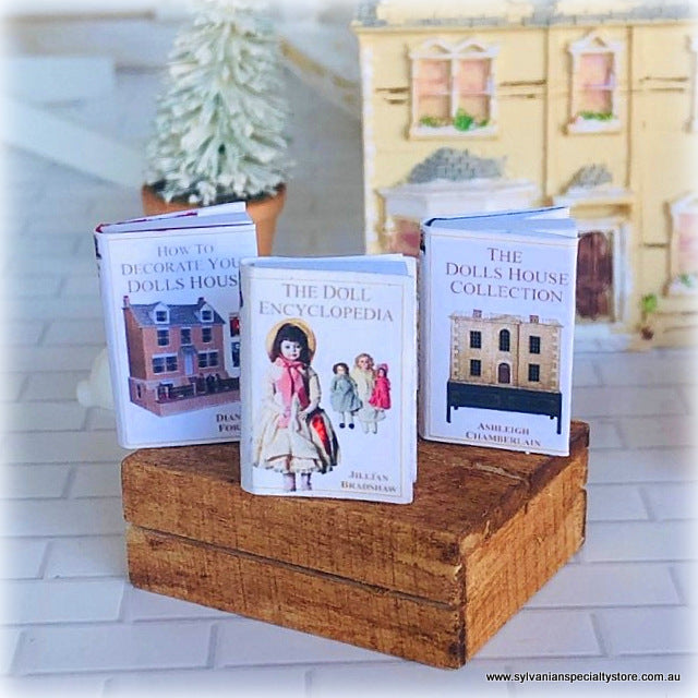 Set of 3 Books about Dollhouses - Miniature – Dollhouse Accessories ...