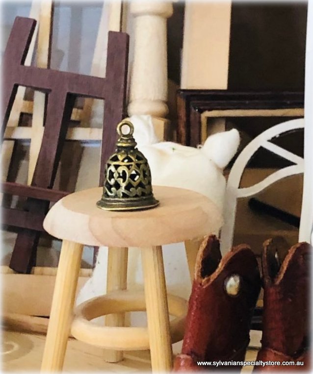 Antique-Style Bell - Miniature – Dollhouse Accessories Australia