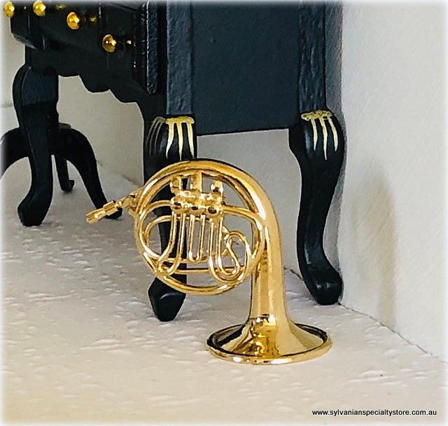 French Horn - Miniature – Dollhouse Accessories Australia